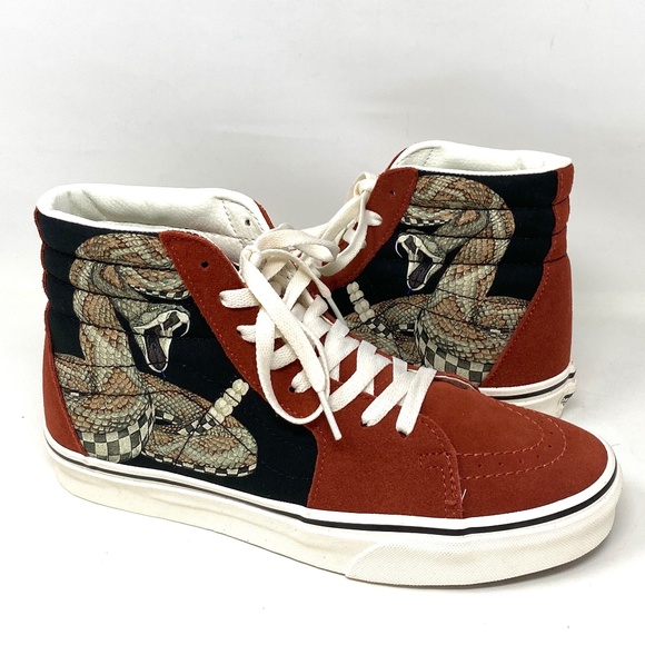 Vans | Shoes | Vans Sk8hi Desert Snake Mens High Top Suede Canvas ...